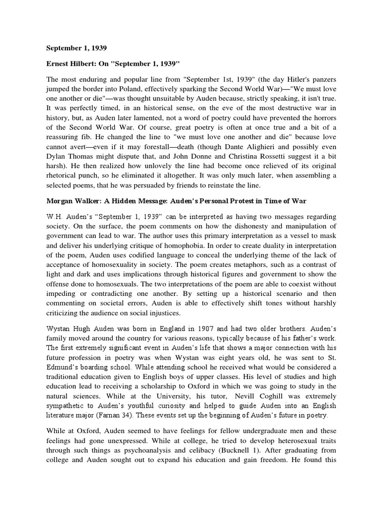 Modern Poetry Analysis | PDF | W. B. Yeats | Poetry