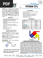 Ficha Técnica Citrosan | PDF | Química | Biología