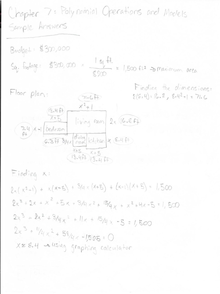 Chapter 7 Answer Key | PDF