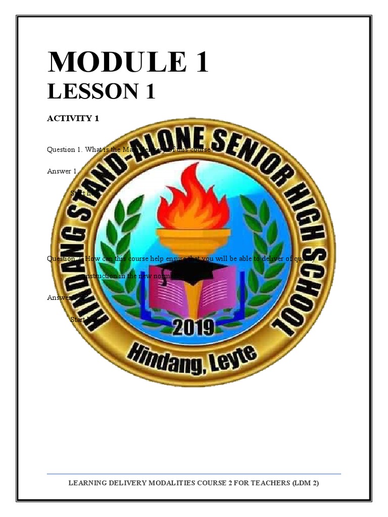 LDM Template | PDF