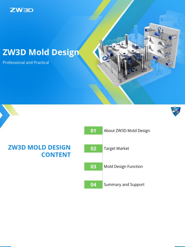 ZW3D Mold Design: Professional and Practical | PDF | Computing | Computer Science