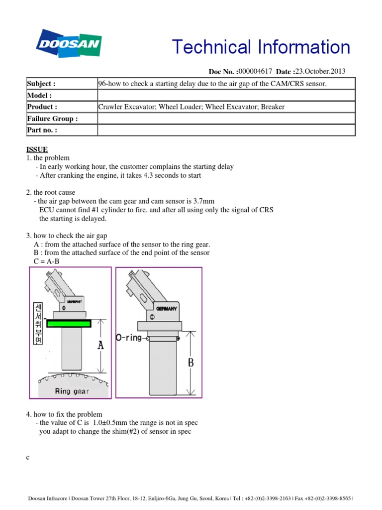 Article - Technical - PDF (Como Inspeccionar La Tolerancia Del Sensor Del Arbol de Lebas y El ...