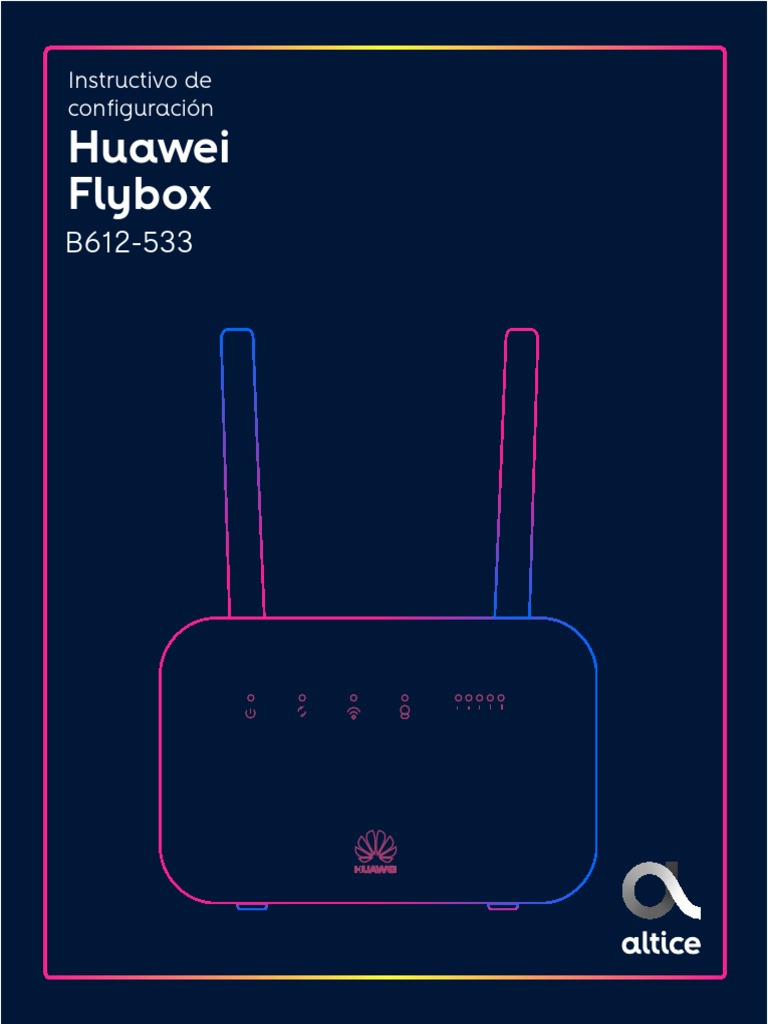 Configuracion WIFI Flybox Huawei B612-533 | PDF