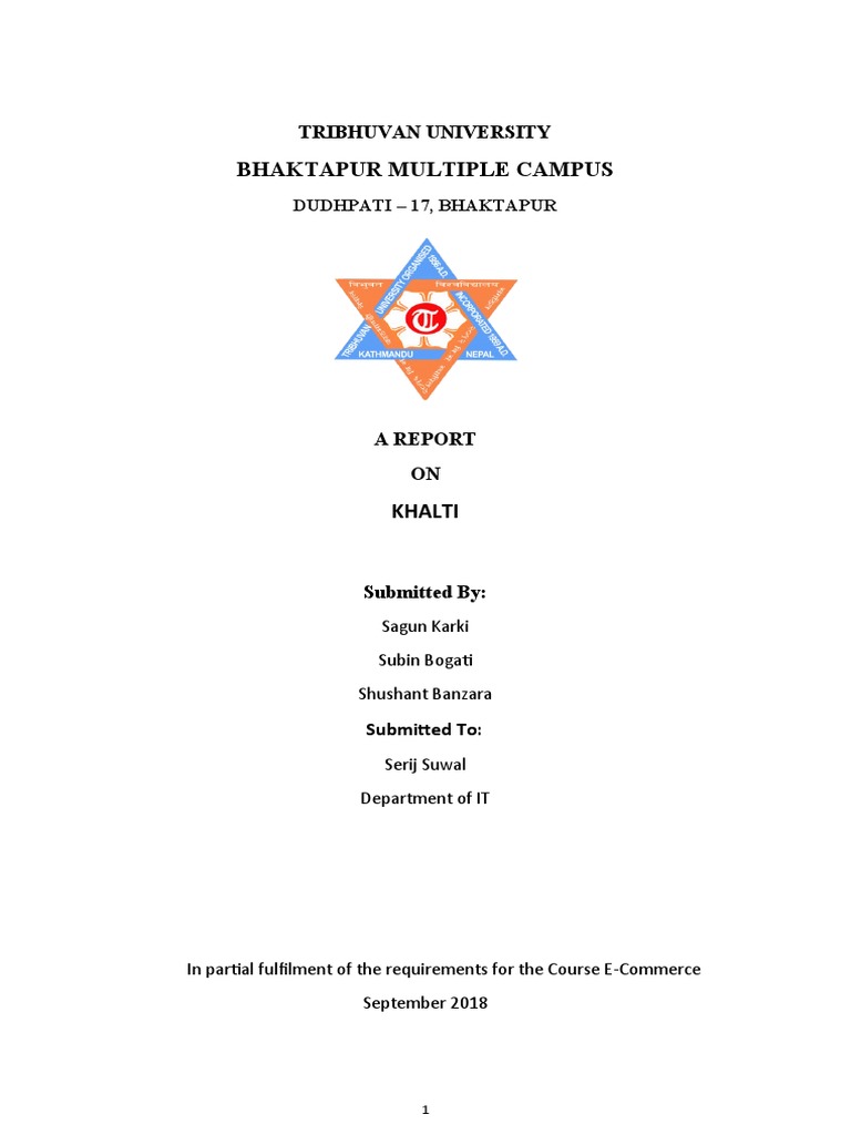 Bhaktapur Multiple Campus: Tribhuvan University | PDF | Business ...