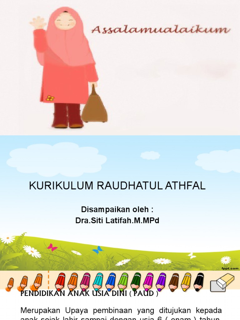 Kurikulum Raudhatul Athafal Kemenag | PDF