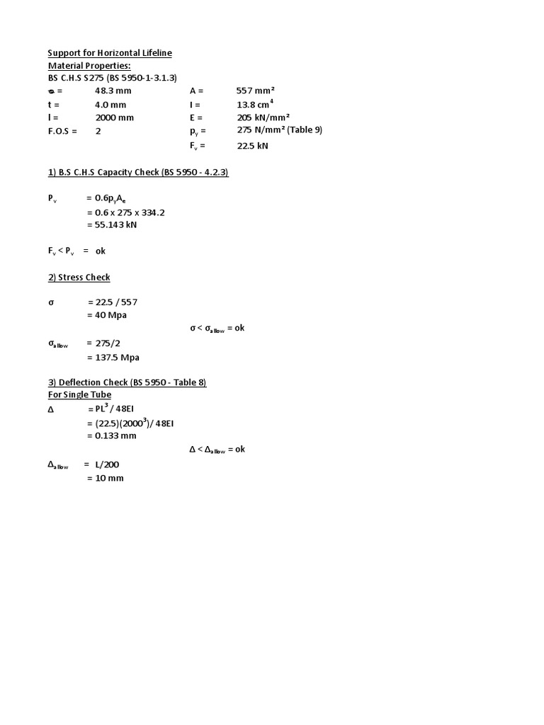 Lifeline Calculation | PDF