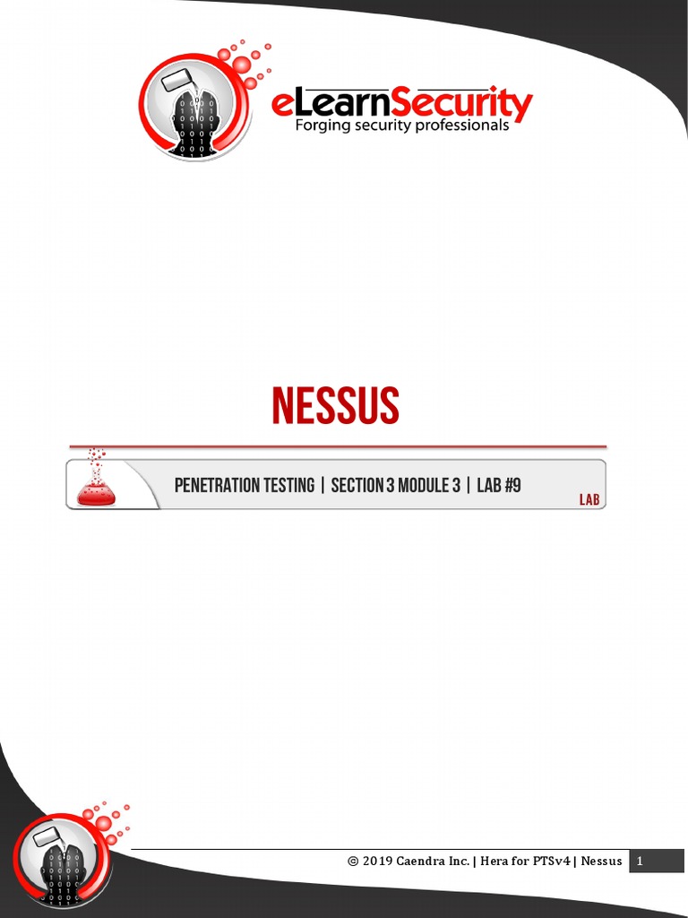 Lab9 - Nessus | PDF | Computer Networking | Computer Security