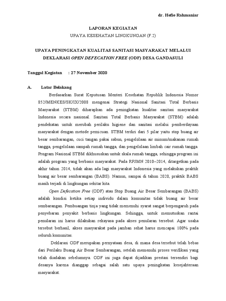 Deklarasi Odf | PDF