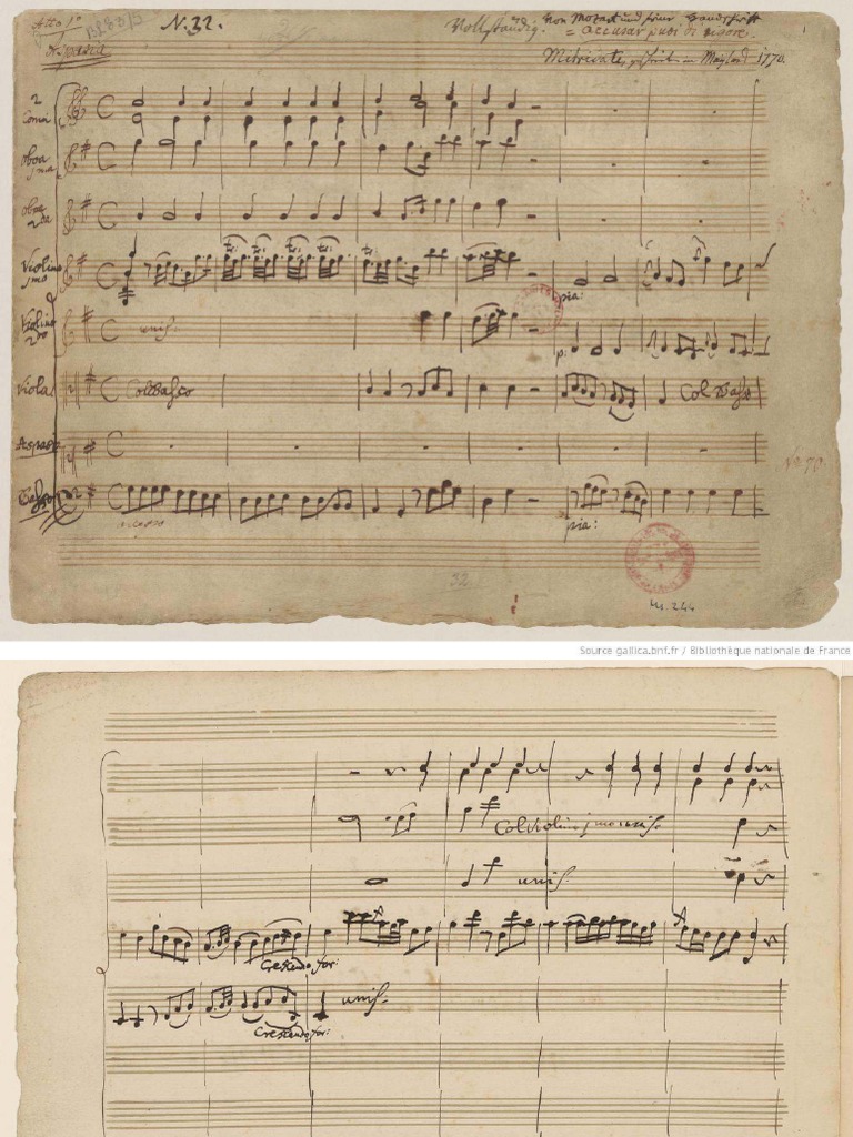 IMSLP98904 PMLP57223 Mozart Mitridate Autograph | PDF