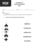 Mga Simbolo Sa Mapa - Worksheet | PDF