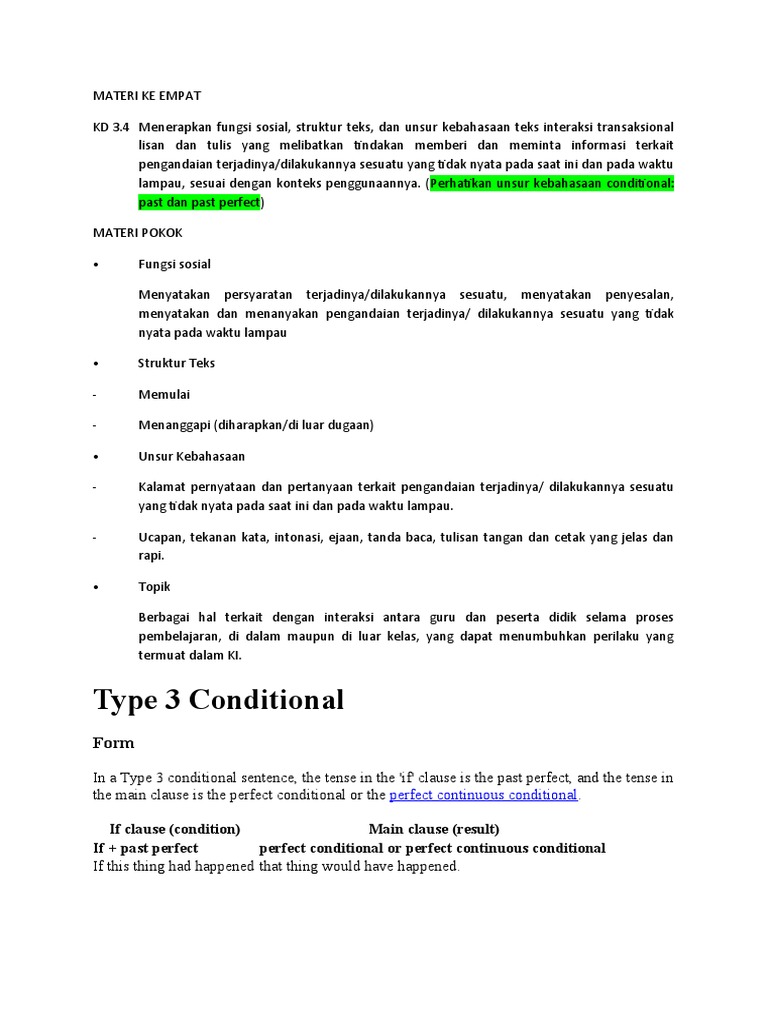 Type 3 Conditional Sentences Explained | PDF | Semantic Units | Semantics