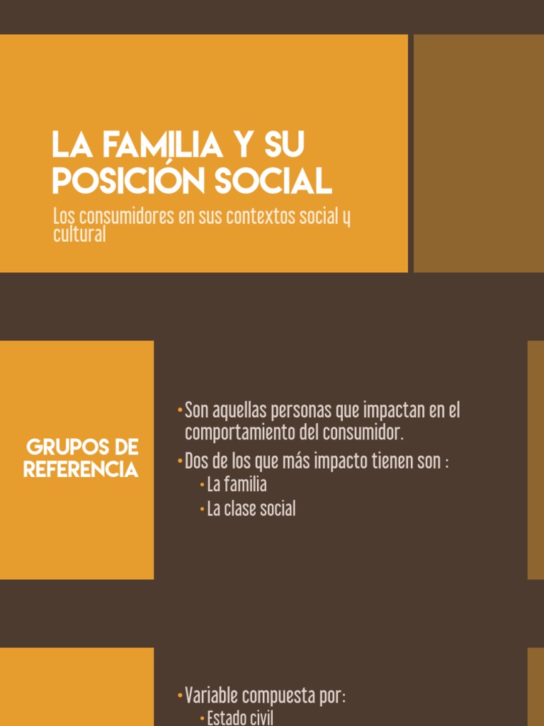 La Familia y Su Posición Social | PDF | Estatus social | Familia