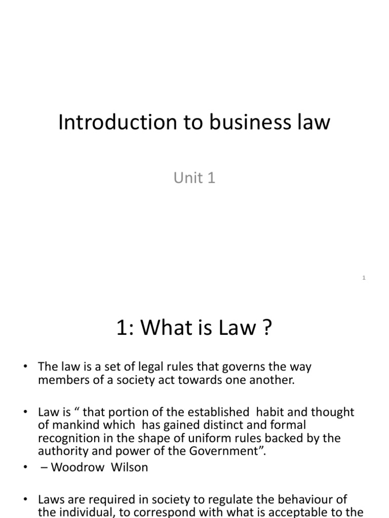Overview of Business Law Essentials | PDF | Precedent | Burden Of Proof ...