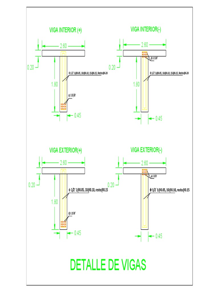 Plano de Vigas | PDF