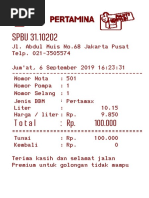 Nota Pertamina - PDF | PDF