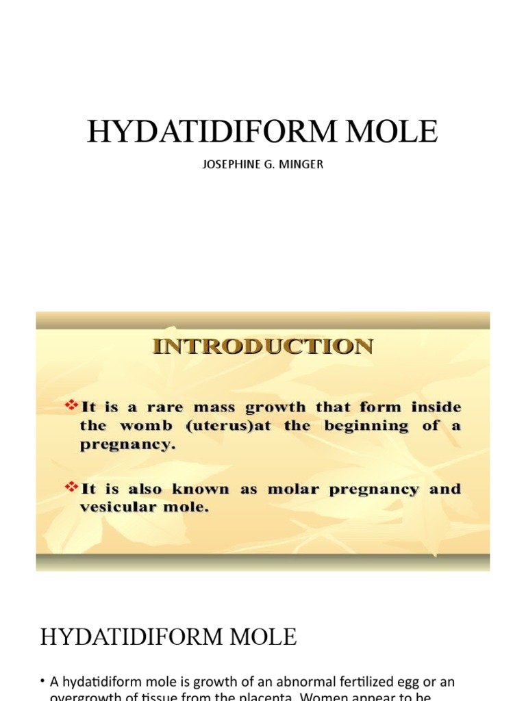 Understanding Hydatidiform Mole | PDF