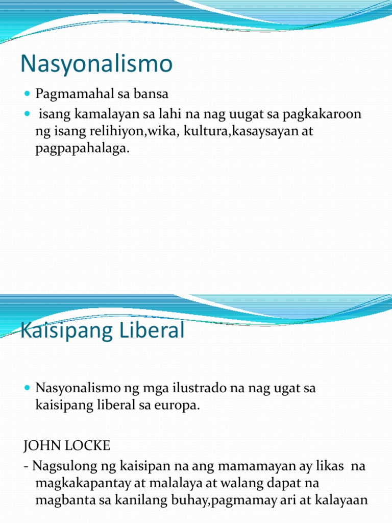 NASYONALISMO | PDF