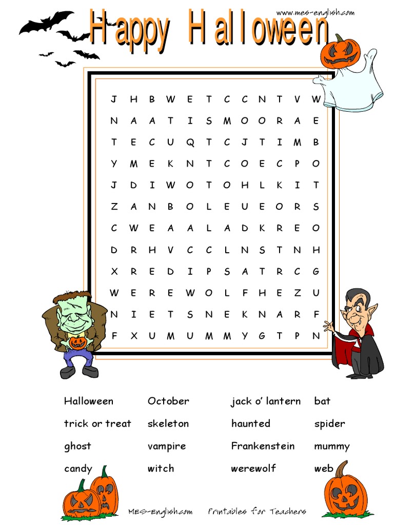 Worksheets - Halloween | PDF | Halloween | Trick Or Treating