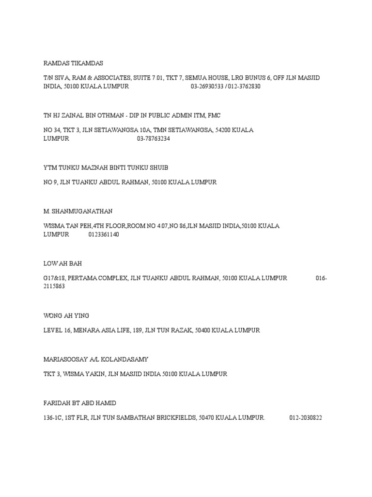 Commissioners of Oath in Malaysia | PDF | Malaysia | Southeast Asia