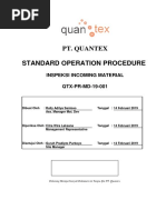 02.QC .Prosedur Incoming Quality Control DYA-MM-QC-002 | PDF