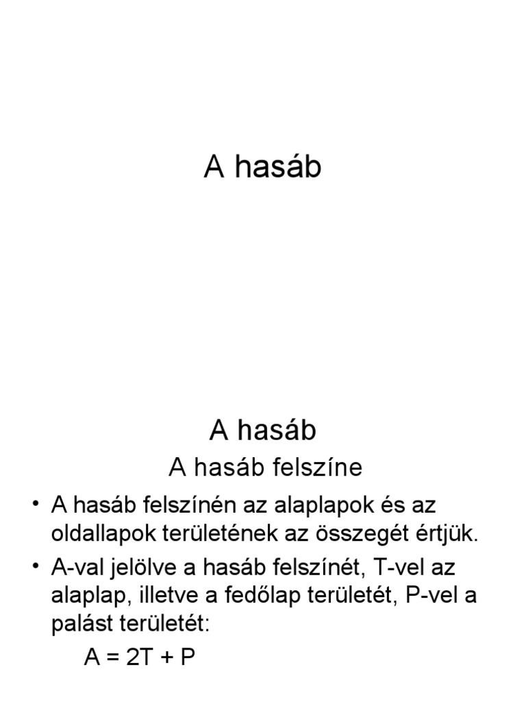 A Hasáb | PDF