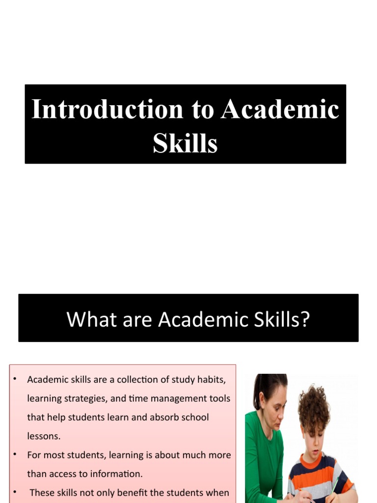 Overview of Academic Skills | PDF