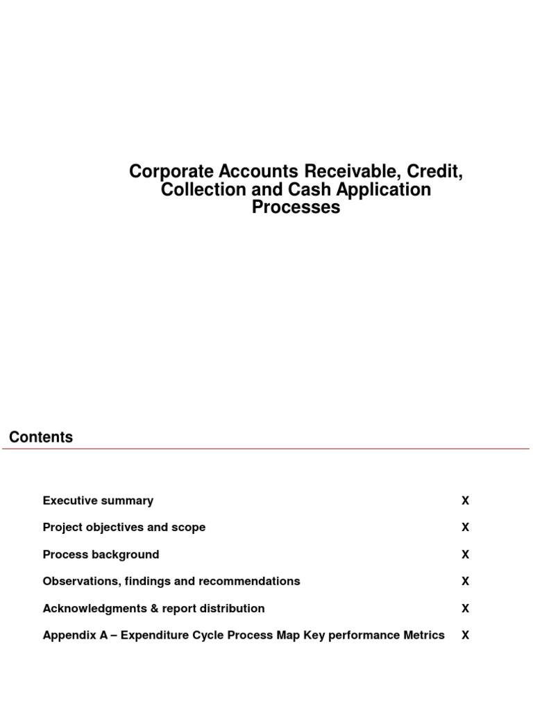 Accounts Receivable Review | PDF | Internal Control | Credit
