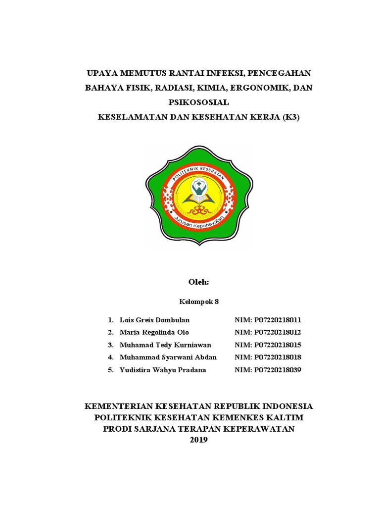 Upaya Memutus Rantai Infeksi | PDF