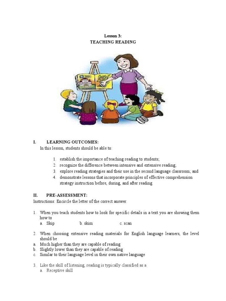 Teaching Reading Strategies and Principles | PDF | Phonics | Reading ...