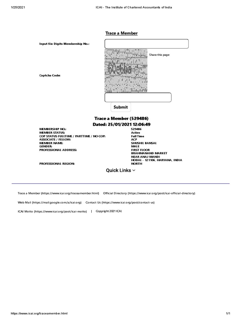ICAI - The Institute of Chartered Accountants of India | PDF