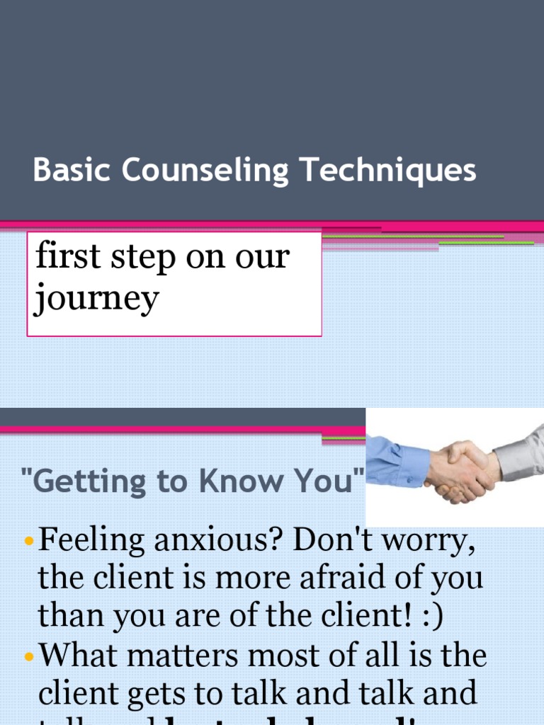 Basic Counseling Techniques | PDF | Nonverbal Communication | Body Language