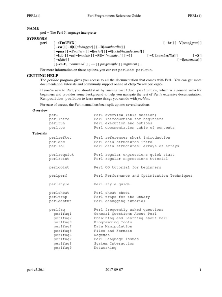 Perl | Download Free PDF | Perl | Regular Expression