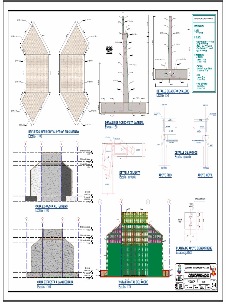 Estribo de Puente | PDF | Ingeniería estructural | Ingeniero civil
