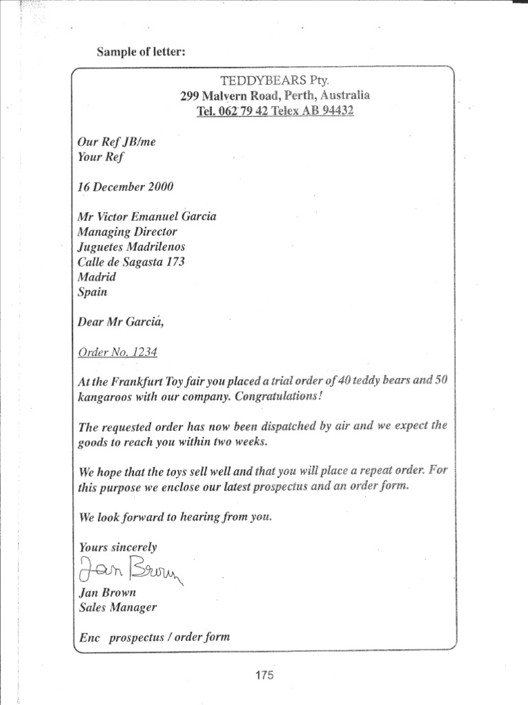 Business Letters + Exercises | PDF | Esquire | Communication