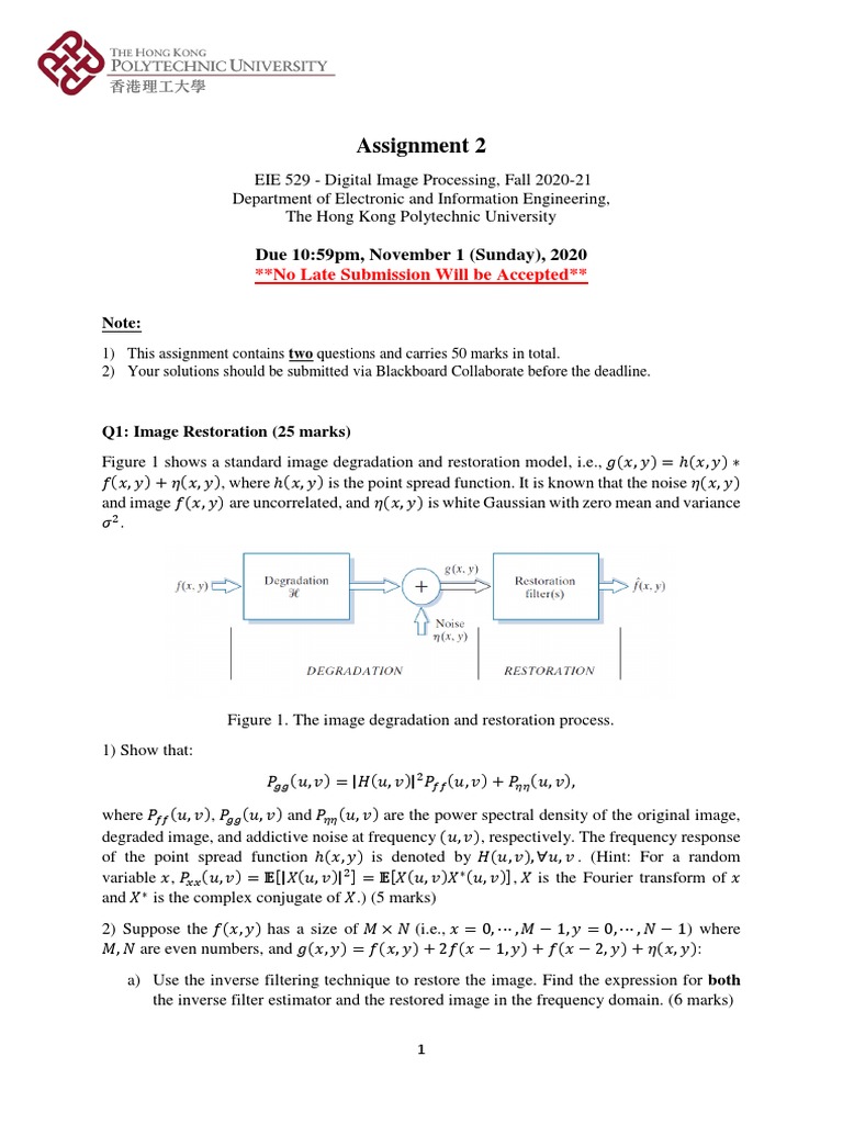 (EIE529) Assignment 2 | PDF | Filter (Signal Processing) | Mathematical Analysis