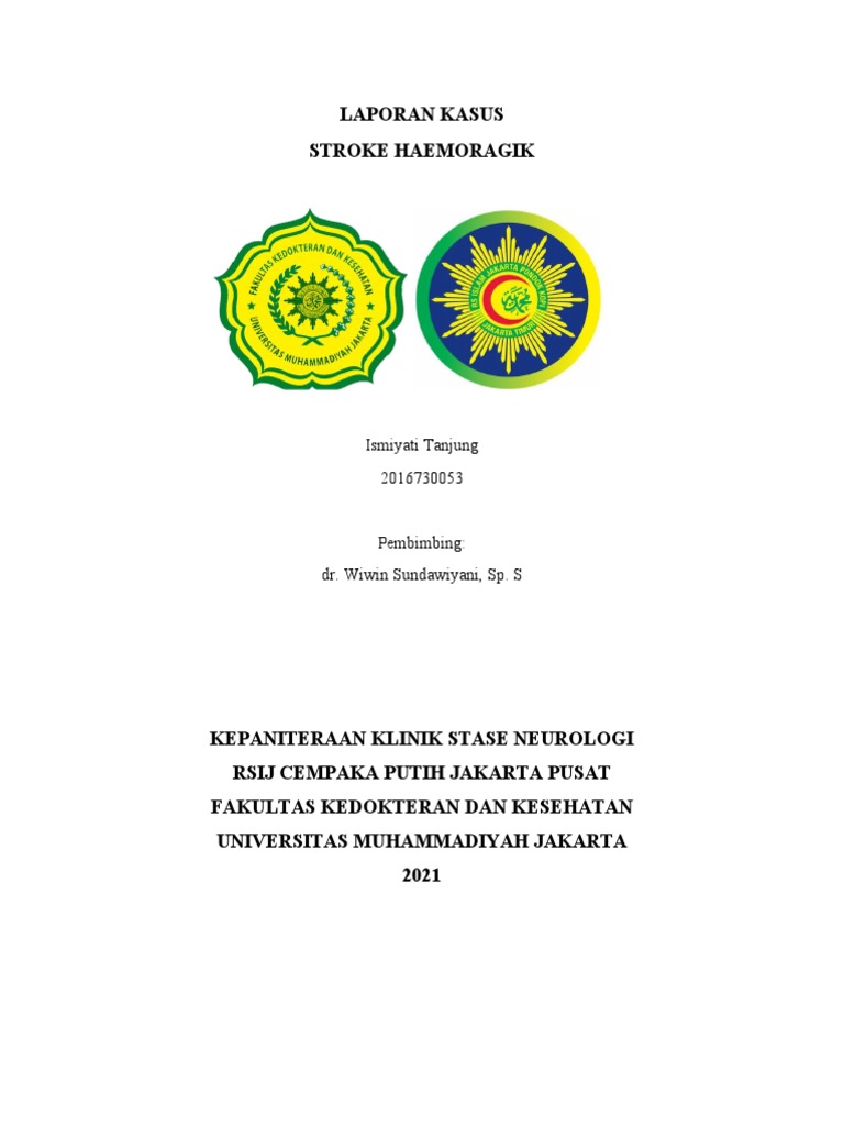 Laporan Kasus Stroke Hemoragik | PDF
