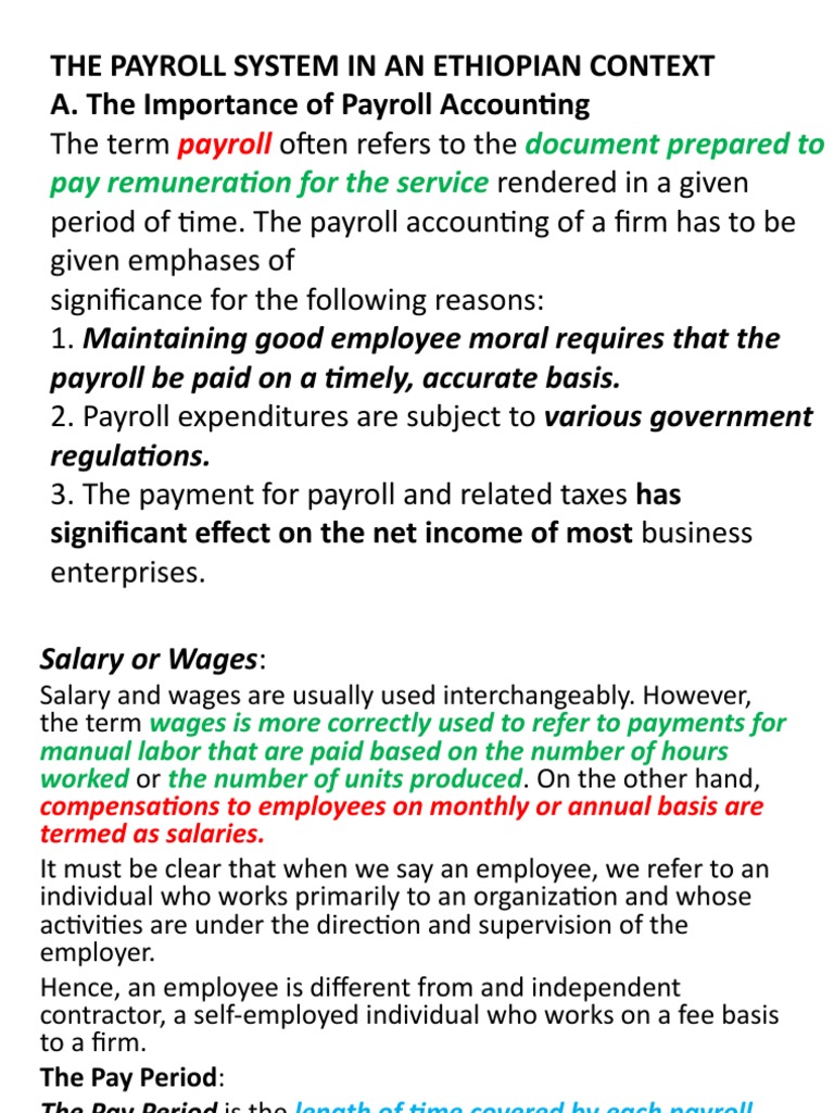 Establish and Maintain A Payroll System | PDF | Payroll | Overtime