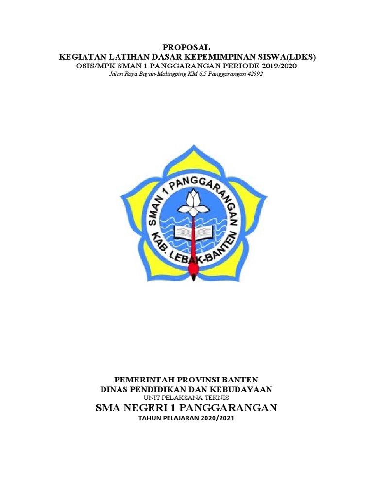 Proposal LDKS Resmi 2020 | PDF