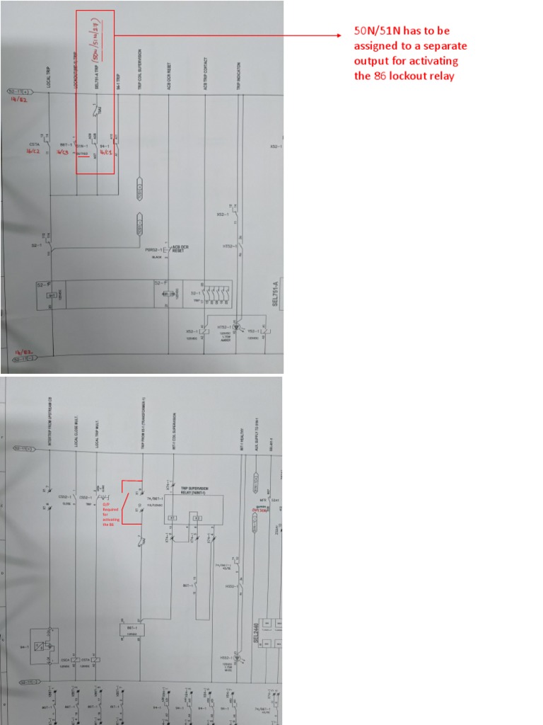 50N/51N Has To Be Assigned To A Separate Output For Activating The 86 ...