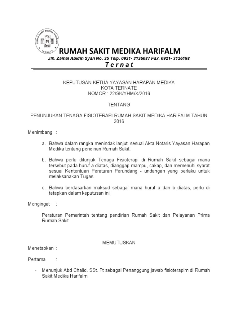 SK Fisioterapi | PDF