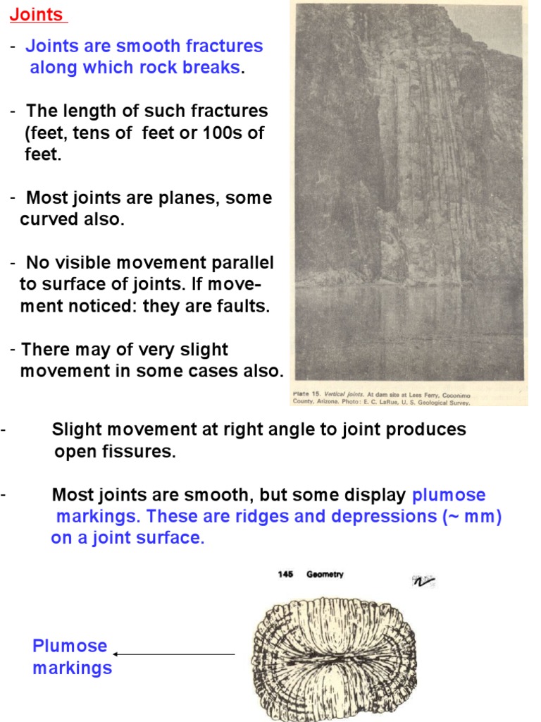 Joints Are Smooth Fractures Along Which Rock Breaks | PDF | Geology ...