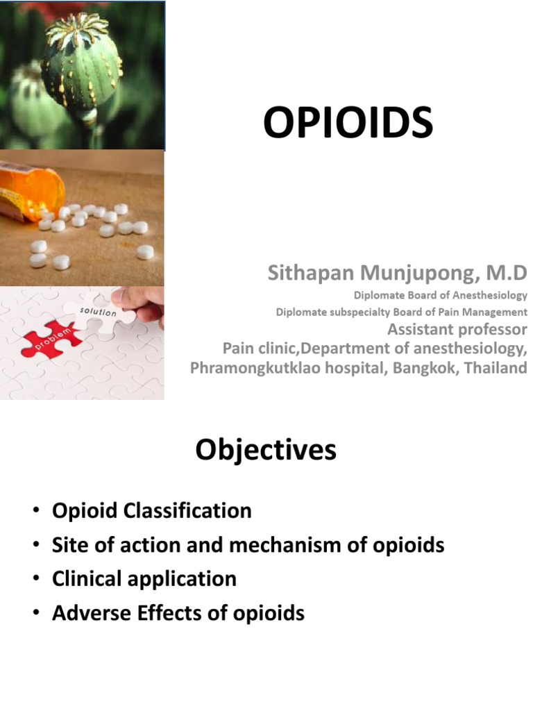 Handout 2563 Opioids | PDF | Opioid | Morphine