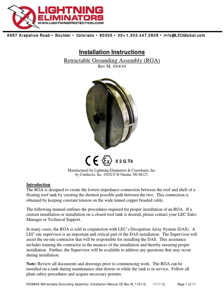 RGA Installation-Manual | PDF | Manufactured Goods | Mechanical Engineering