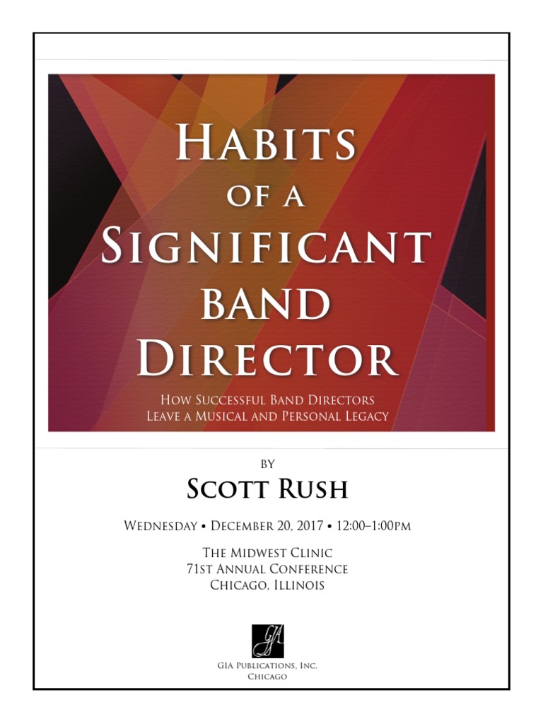 Successful Habits of Band Directors | PDF | Conducting | Musicology