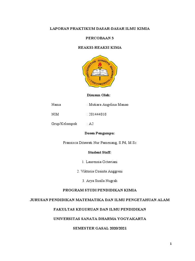 Reaksi Kimia: Substitusi dan Metatesis | PDF