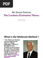Mckenzie Method Exercises | PDF | Anatomical Terms Of Motion | Human ...