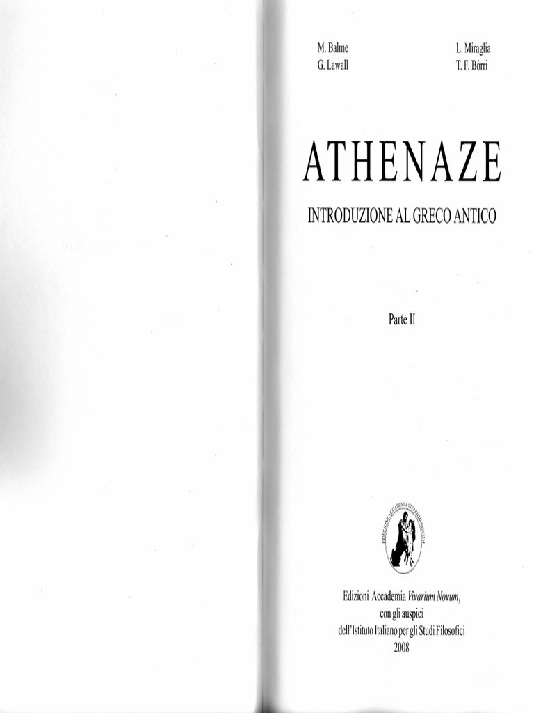 Athenaze Italiano II | PDF