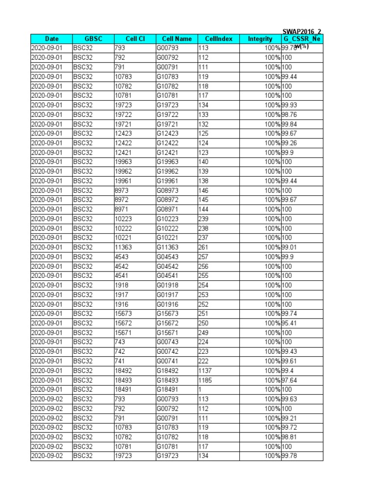 WS OSS KPI - SSO OSS 2G KPIS - Query - Result - 20201118161938568 | PDF