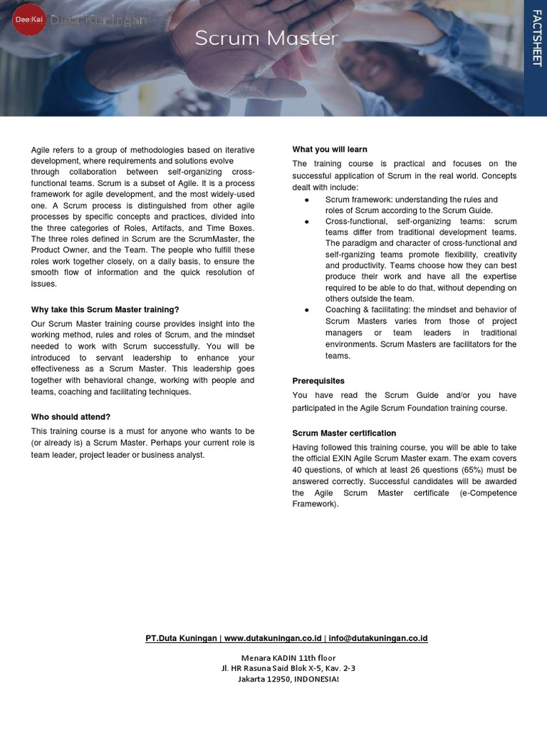 Agile Scrum Master | PDF | Scrum (Software Development) | Agile ...