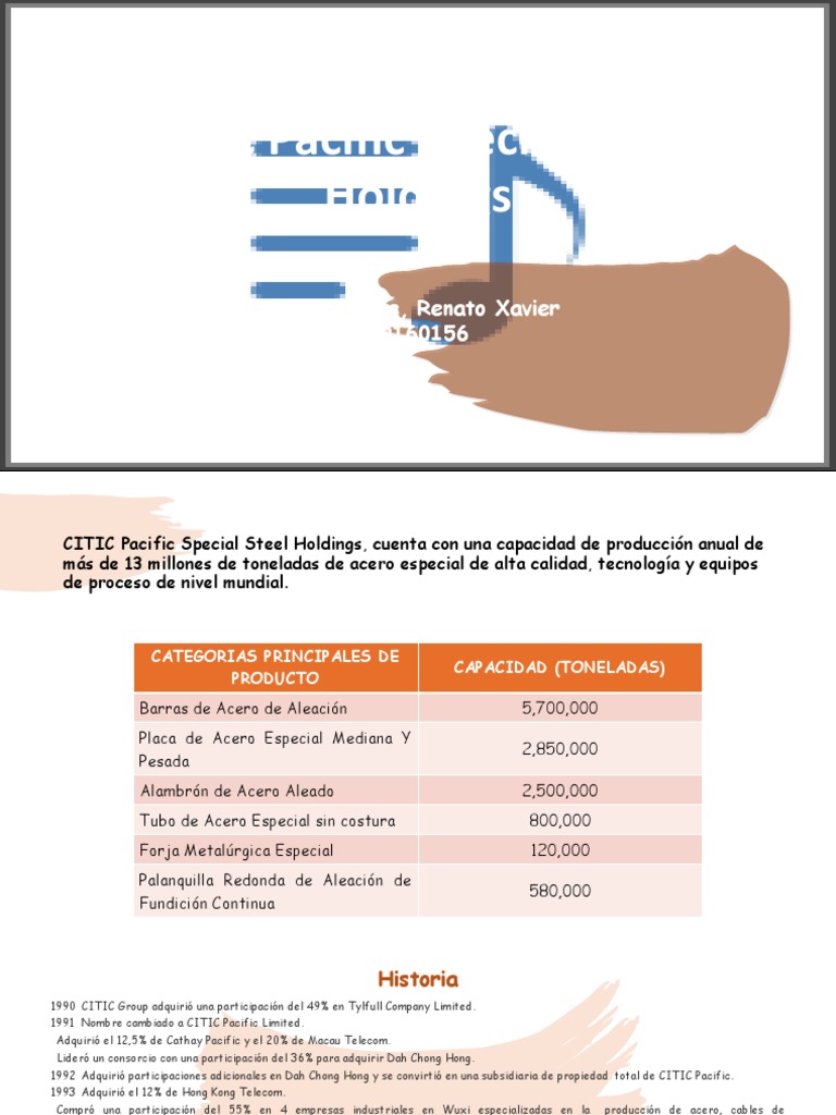 CITIC Pacific Special Steel Holdings | PDF | Acero | Tubería ...